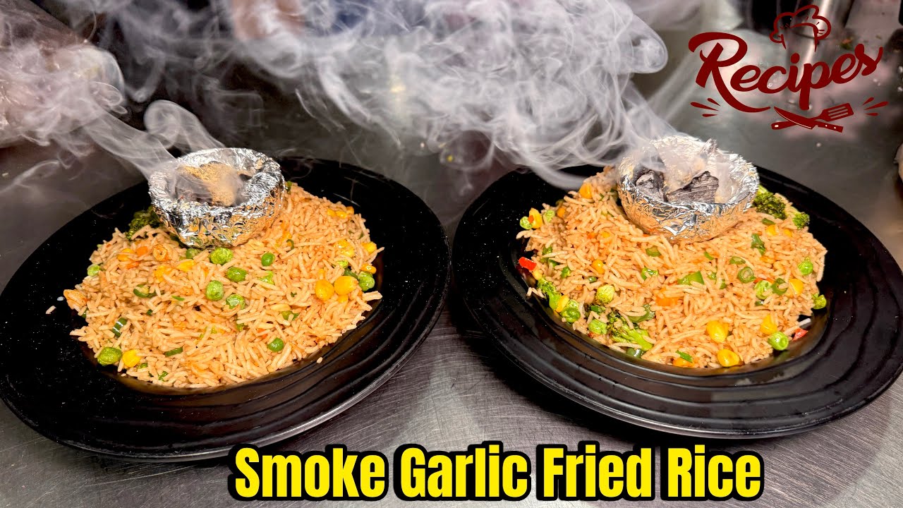 Smoke Garlic Fried Rice Recipe | How To Make Garlic Fried Rice ...