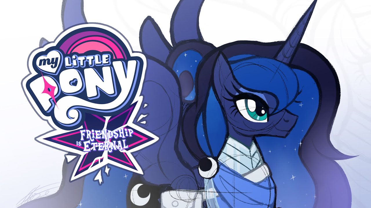 Retired Princess Luna- MLP Show-Style Speedpaint [Head-canon] - YouTube