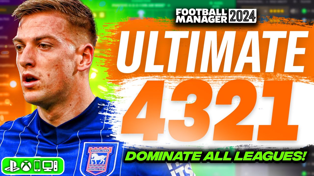 Dominate With My ULTIMATE 4321 FM24 Tactic! | Best FM24 Tactic - YouTube