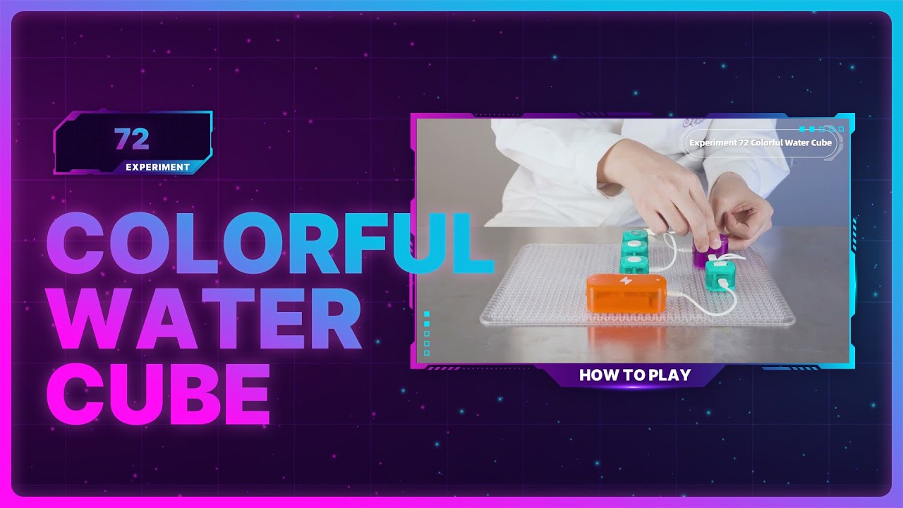 Colorful water cube - Science Can | #160033G - YouTube