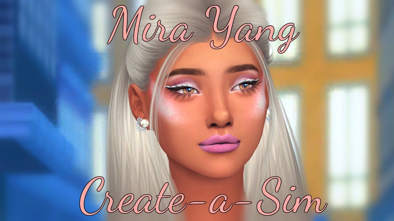 The Sims 4 || Yin-Yang || Mira Yang Create-a-Sim [Collab w/ CryBaby ...