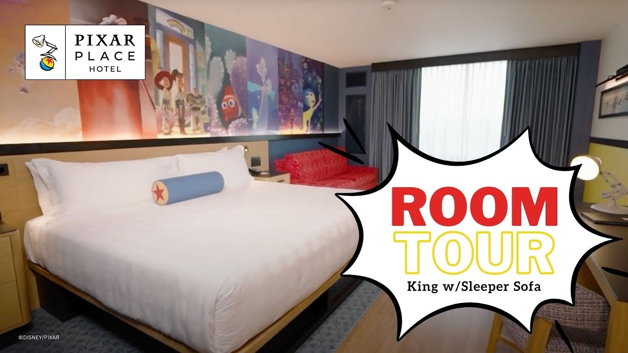 Pixar Place Hotel - King Room with Queen Sleeper Sofa | Disneyland ...