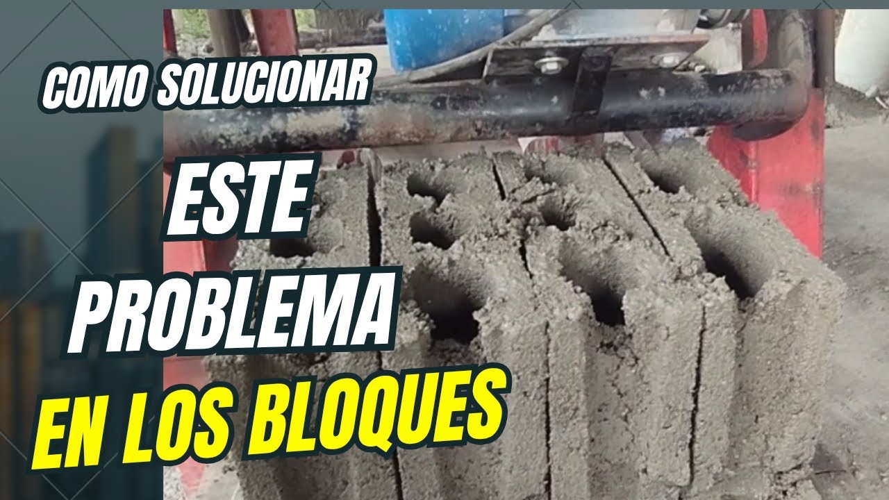 Porque se pega el bloque en el molde o sale deforme con orificios - YouTube