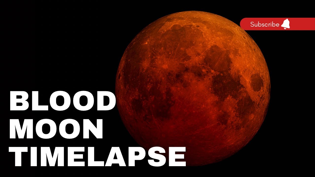 Blood Moon! Total Lunar Eclipse November 8, 2022 in 4k! - YouTube