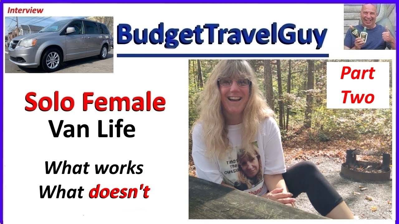 🚐 Van Life : Pt 2 - Solo Female Working/Living In Dodge Grand Caravan ...