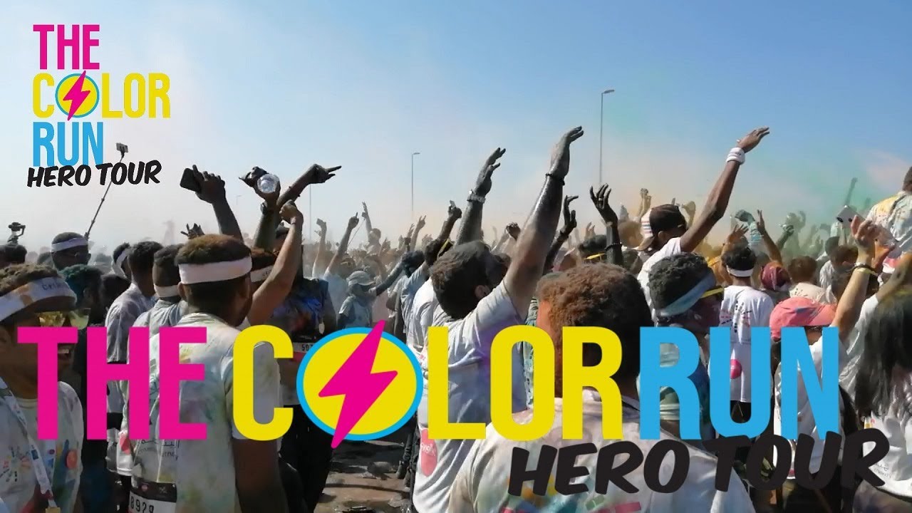 The Color Run in Saudi Arabia 2019 ذا كولور ران في السعودية - YouTube
