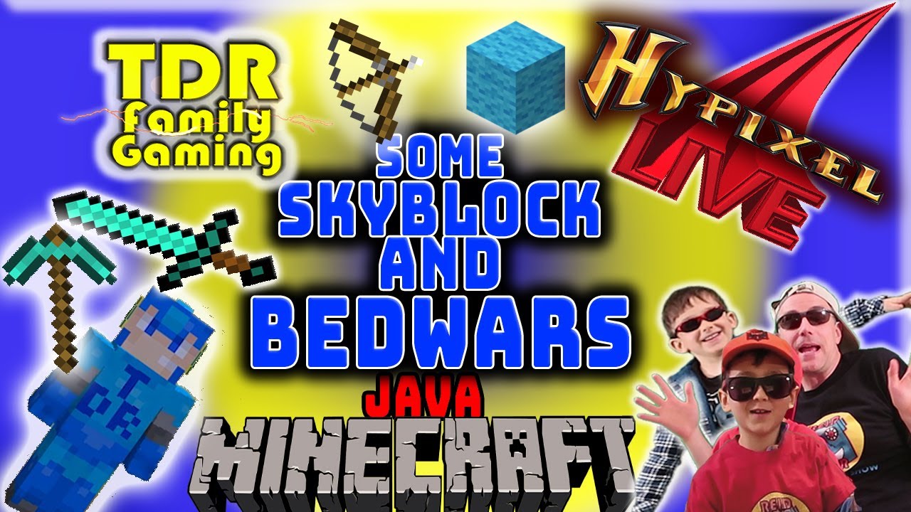 Some SKYBLOCK and BEDWARS in Hypixel - Minecraft Java - Stream - YouTube