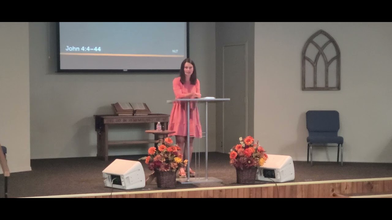 "John 4:4-42" - Guest preacher, Sara Forhetz, September 29, 2024 - YouTube