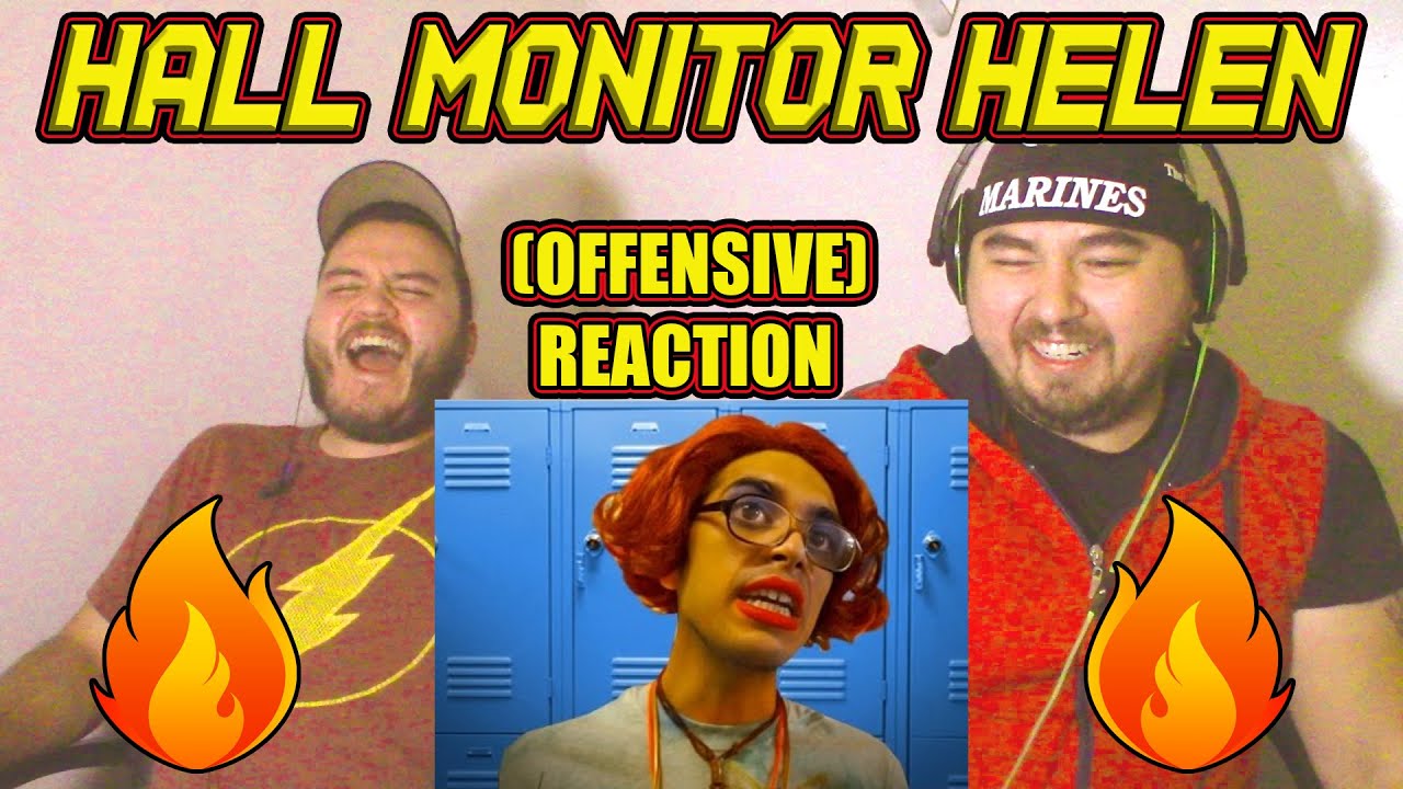 Brandon Rogers | Hall Monitor Helen (OFFENSIVE) Reaction - YouTube