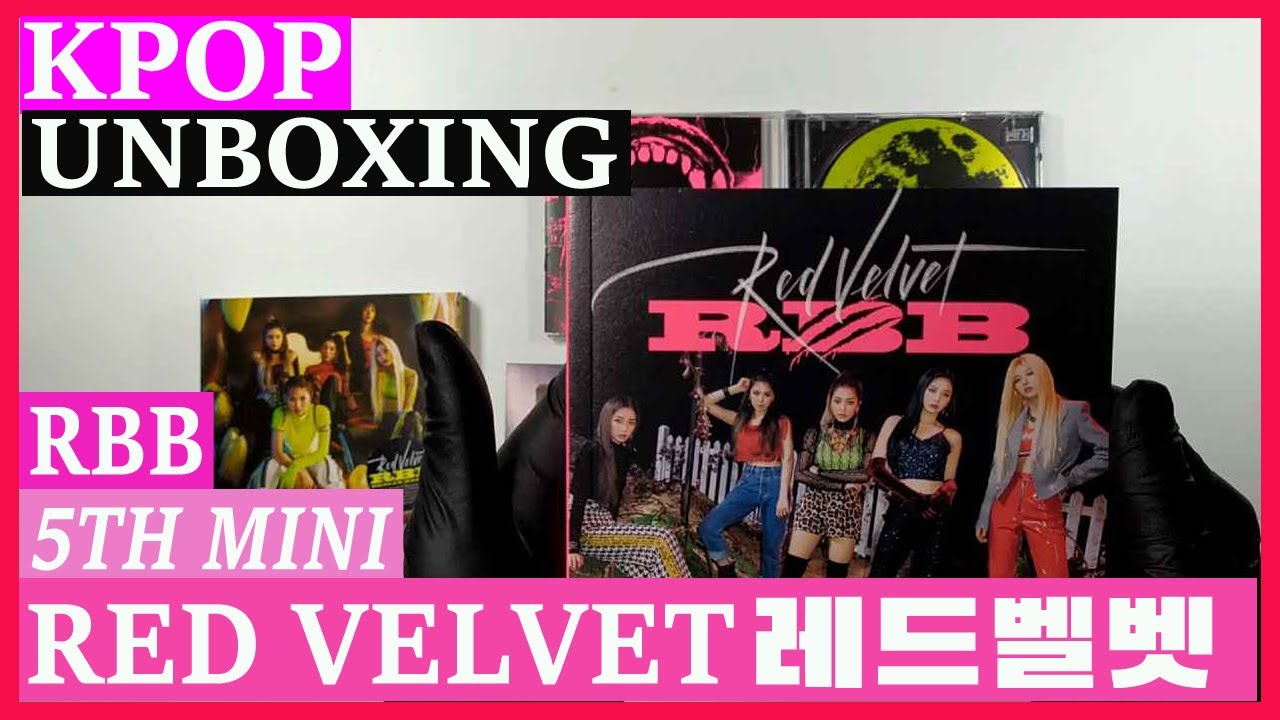Unboxing Red Velvet [RBB] 레드벨벳 5th mini album Kpop Unboxing 케이팝 언박싱 ...