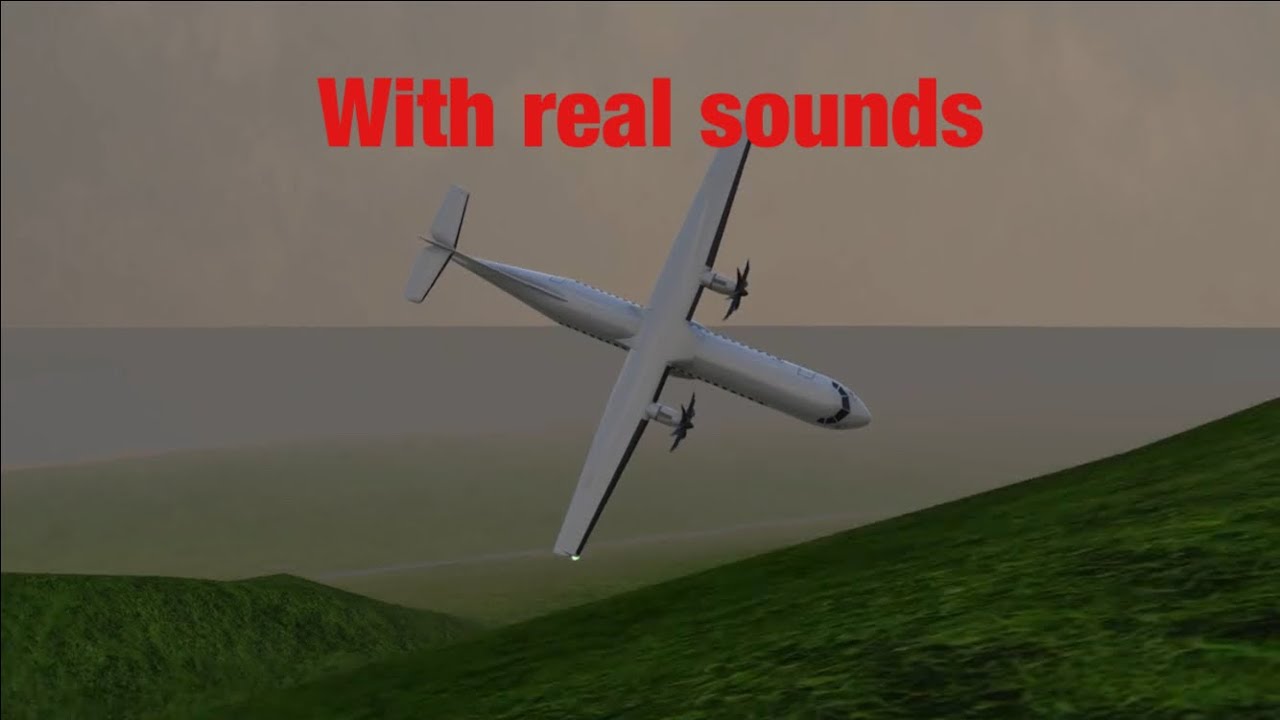 American eagle flight 4184 recreated (with gpws sounds) #short - YouTube