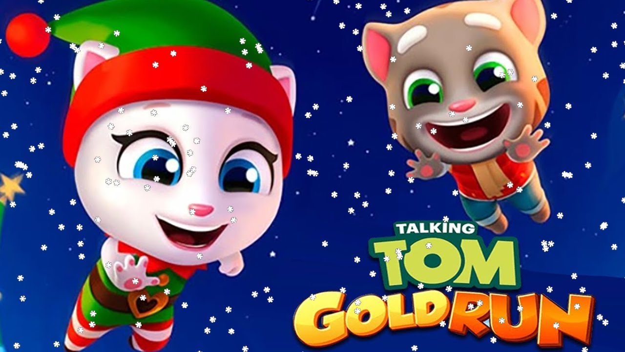 Talking Tom Gold Run new Update Christmas WINTER WONDERS event Elf ...