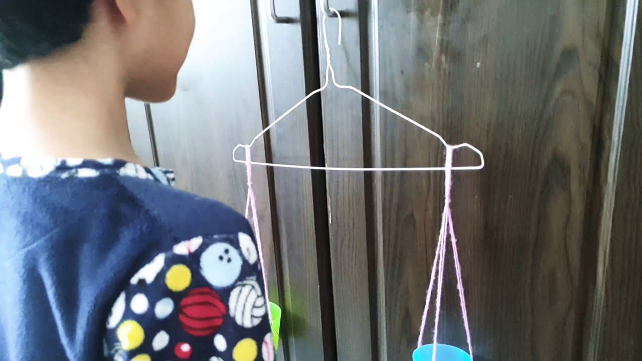 Comparing mass with diy weighing scale - YouTube