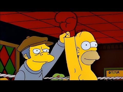 Homero Simpson Boxeador(HD) - YouTube