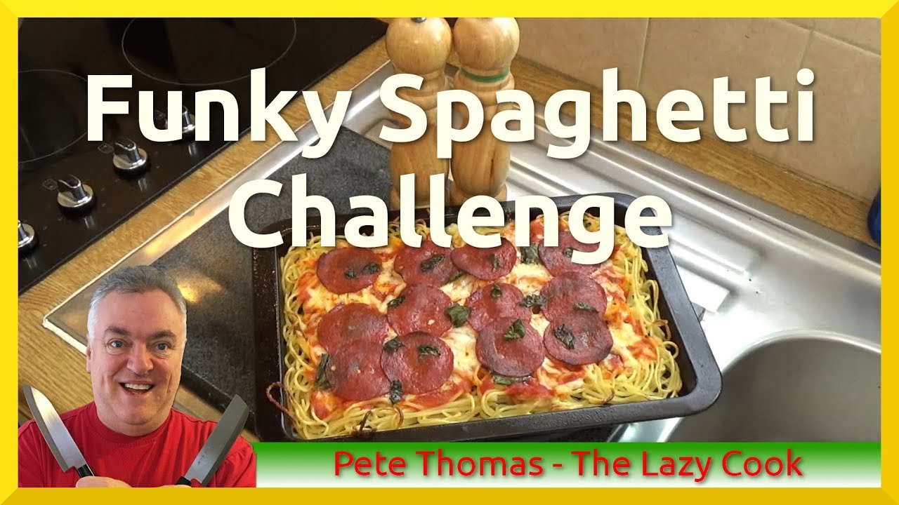 Funky Spaghetti Challenge - Pasta Pizza - YouTube