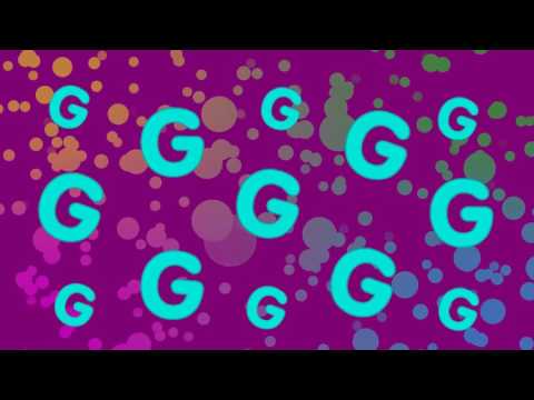 G harfi Alfabe çocuklar için eğitici öğretici okul öncesi harfleri öğreniyorum harf sayı çocuk için