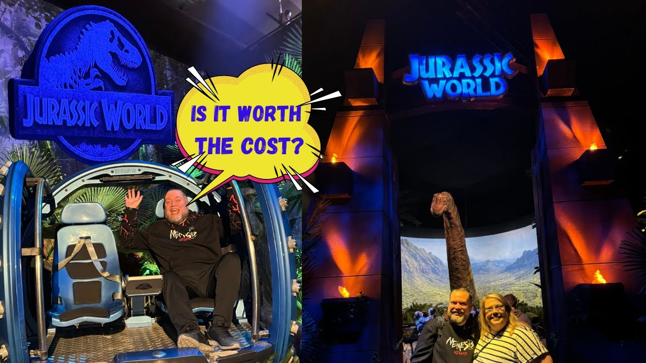 Universal Studios Jurassic World Exhibition Manchester | FULL tour ...