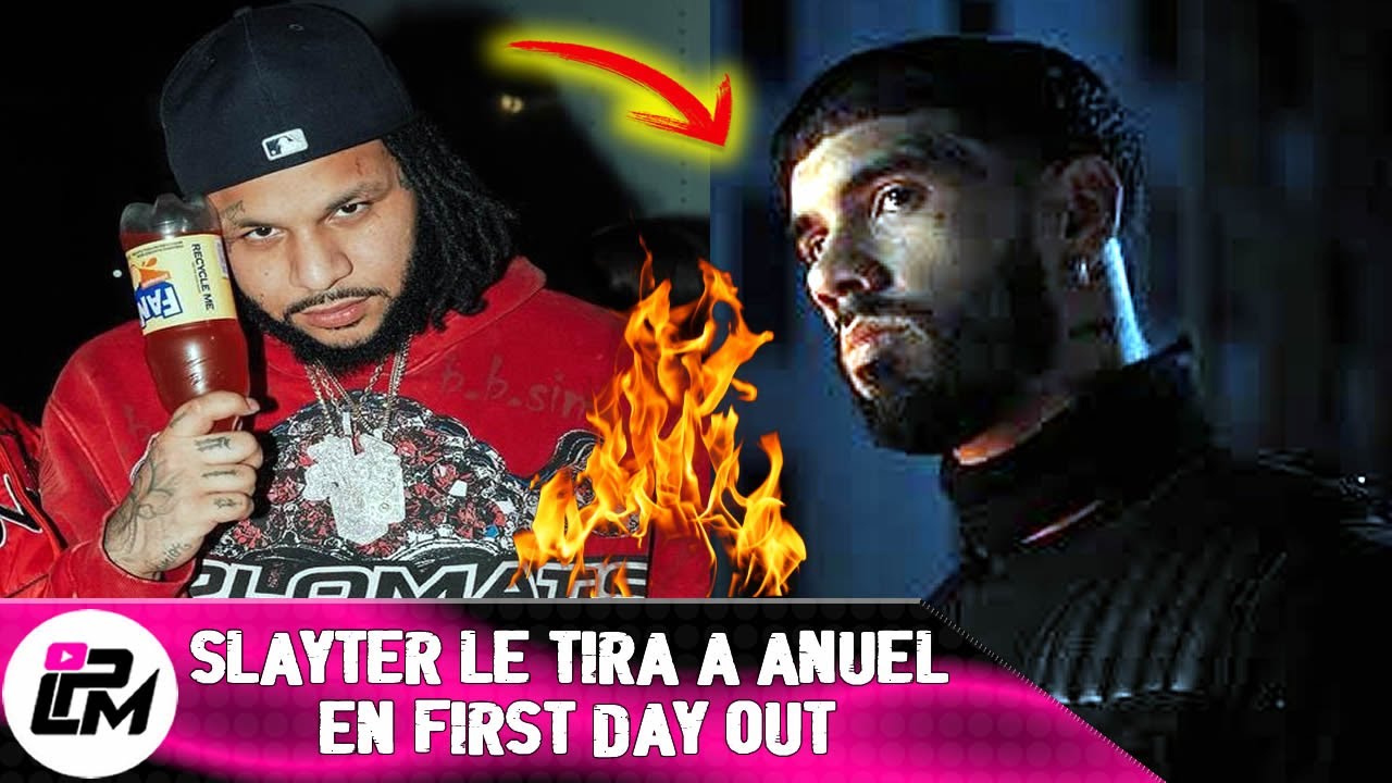 Slayter sale libre y le tira a Anuel con tema First Day Out - YouTube