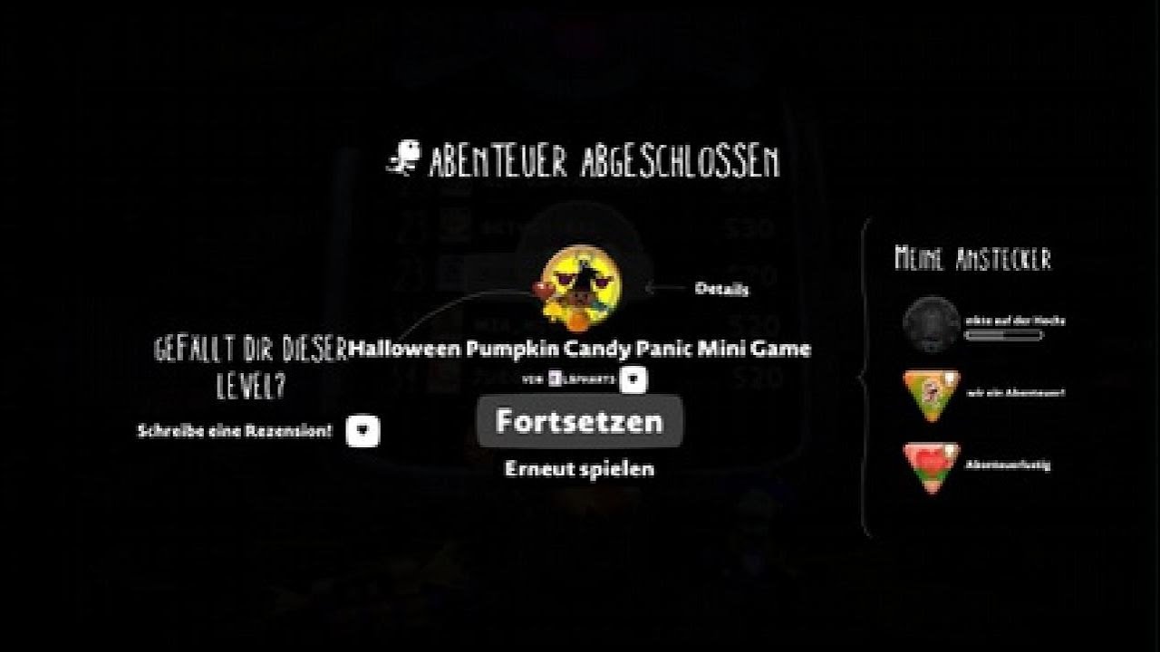 LittleBigPlanet™3 - Halloween Pumpkin Candy Panic Mini Game by LBPHART3 ...