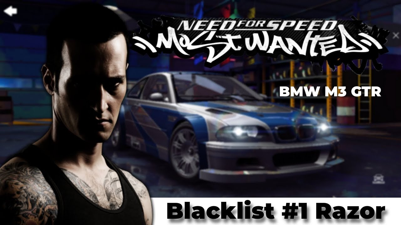 NFS MostWanted - BMW M3 Gtr Car In NFS No Limits 🔥🔥 Razor - YouTube