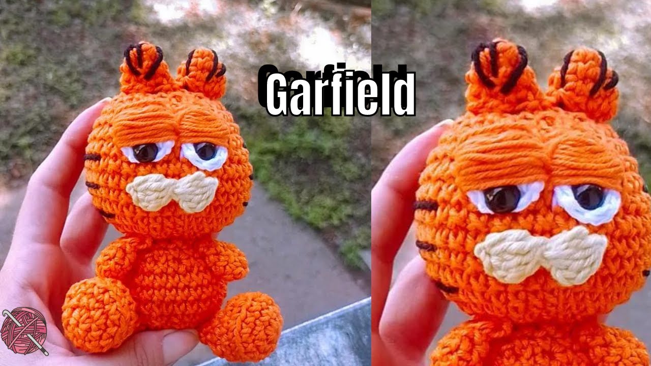 Garfield amigurumi - PARTE 1 - CROCHE DE A A Z - YouTube