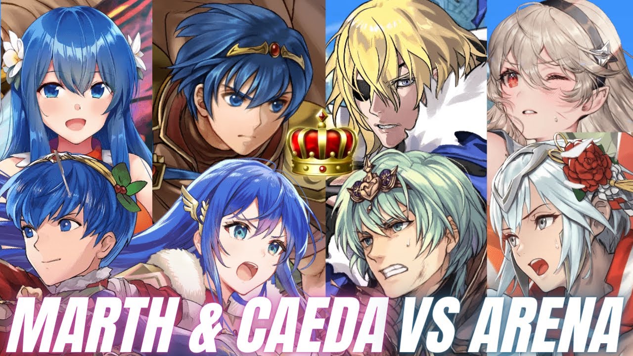MARTH & CAEDA DOMINATION! Husband & Wife +10 Marth & Caeda Arena Run ...