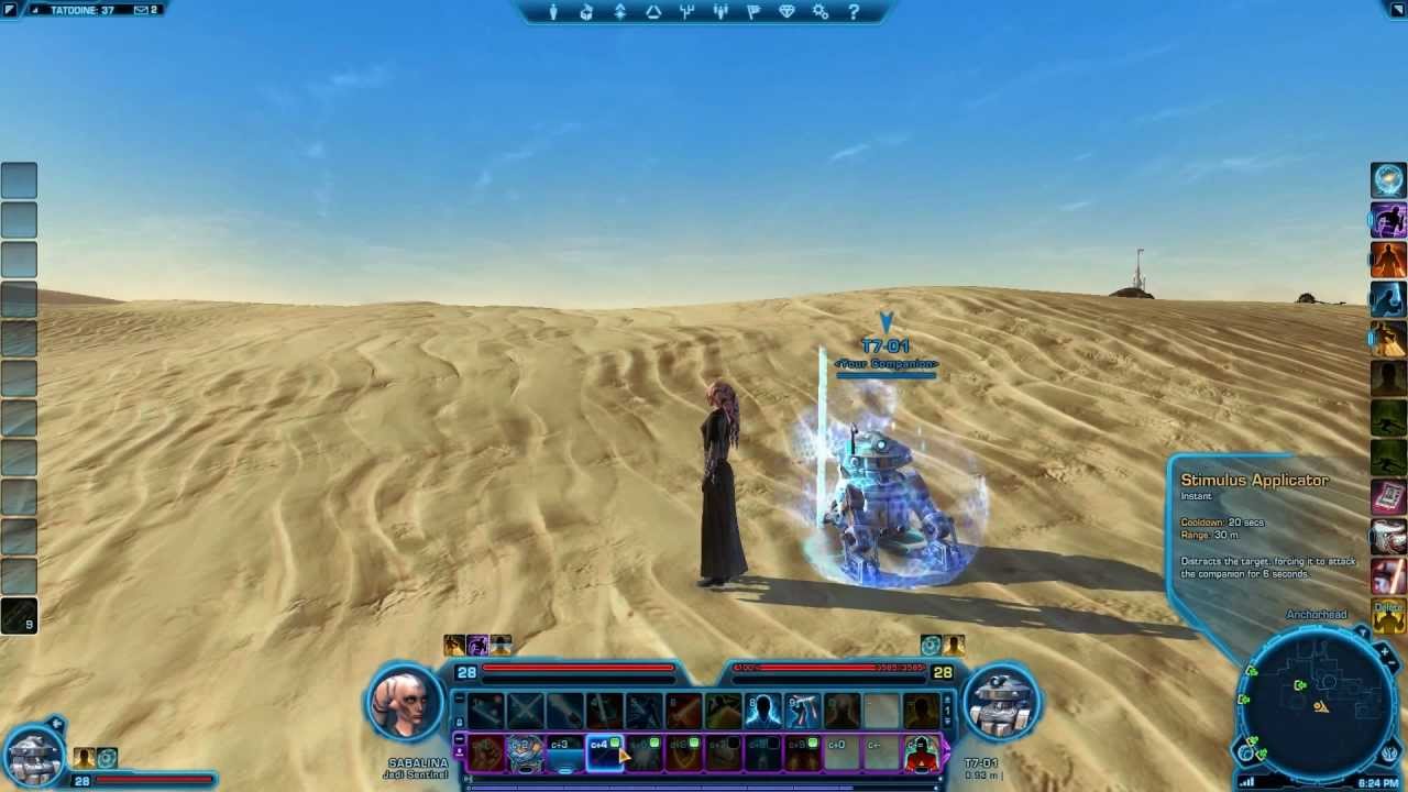 T7-01 - Jedi Knight / Sentinel / Guardian Companion Tank and DPS in ...