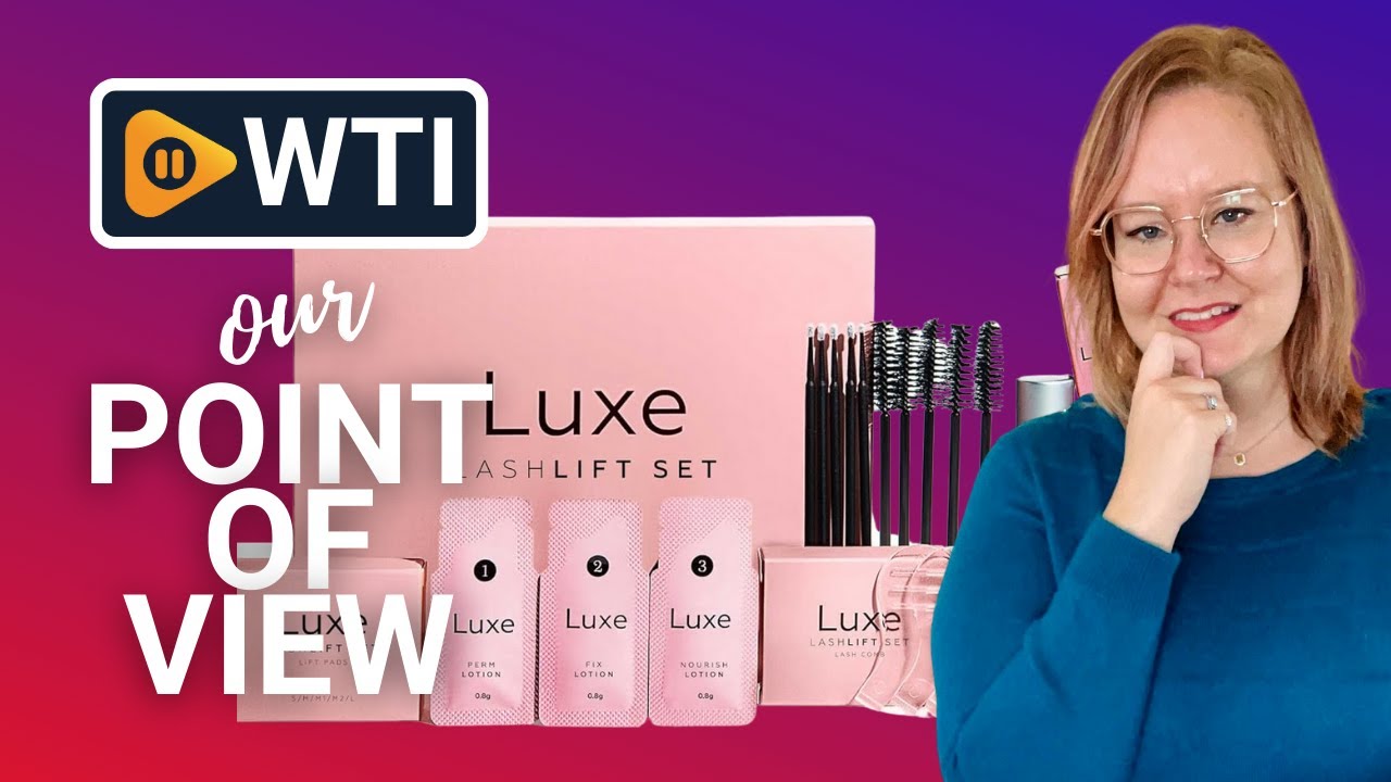 Luxe Cosmetics Pro Eyelash Lift Kits | Our Point Of View - YouTube