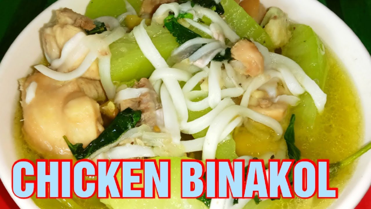 HOW TO COOK CHICKEN BINAKOL(TINOLANG MANOK NA MAY BUKO|#KANTORESTOVLOGS ...