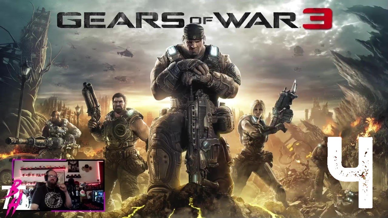 Gears of War 3 – 4 – "Baird's dropping tickers!" - YouTube