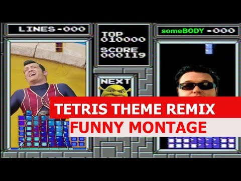 Tetris Theme Remix - FUNNY MONTAGE