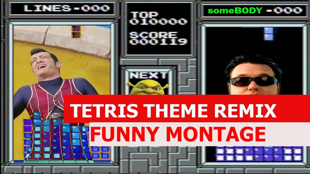 Tetris Theme Remix - FUNNY MONTAGE - YouTube