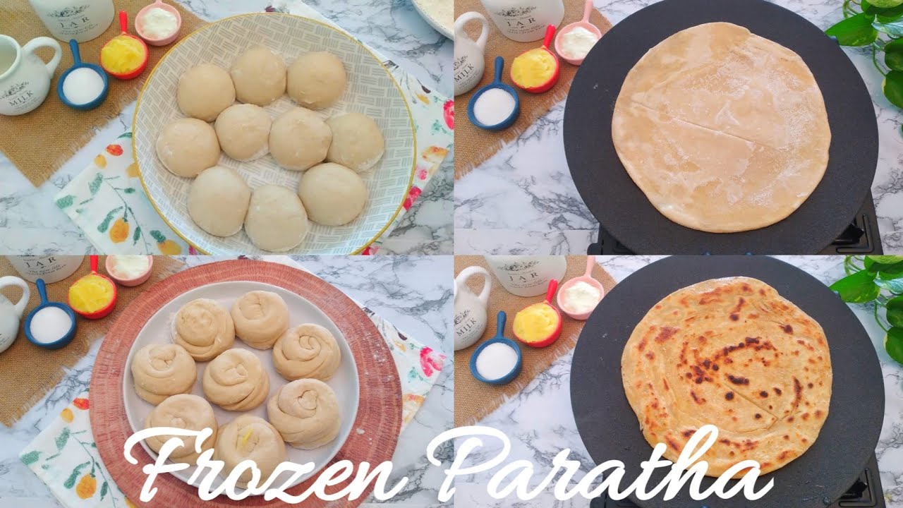 Frozen Paratha || How to knead dough for Paratha || How to make Frozen ...