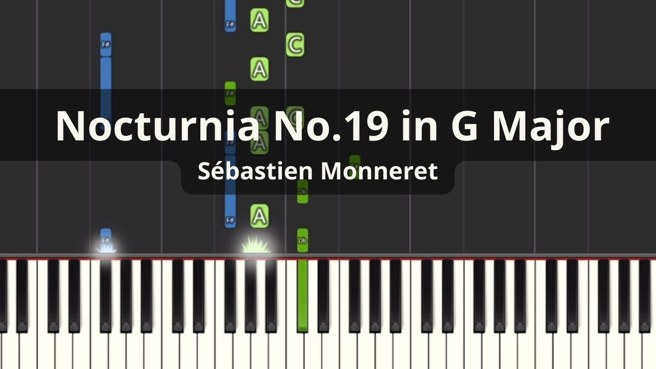 How to play Nocturnia No.19 in G Major on piano | Piano Tutorial by ...