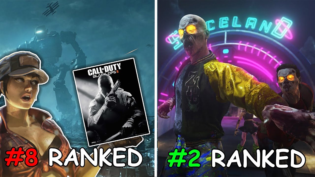 RANKING EVERY COD ZOMBIES FROM WORST TO BEST - YouTube