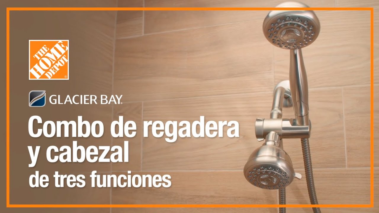 COMBO DE REGADERA Y CABEZAL DE TRES FUNCIONES - YouTube