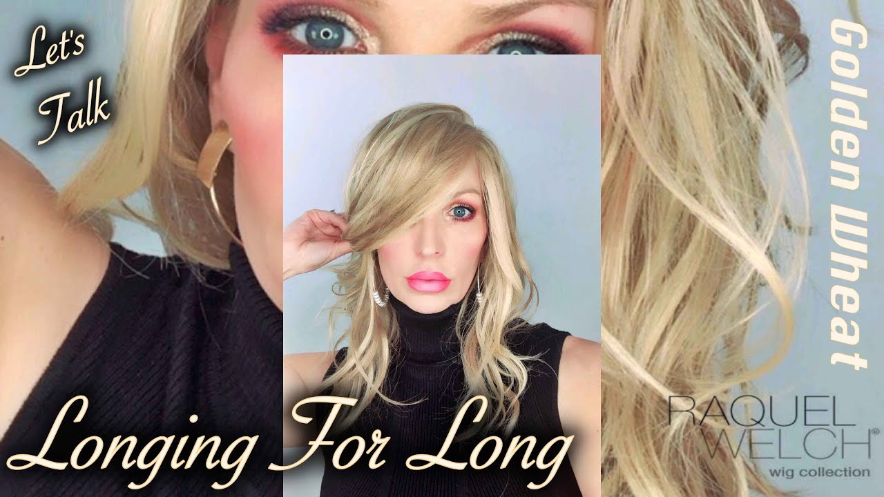 Longing For Long Wig by Raquel Welch in the color Golden Wheat - YouTube