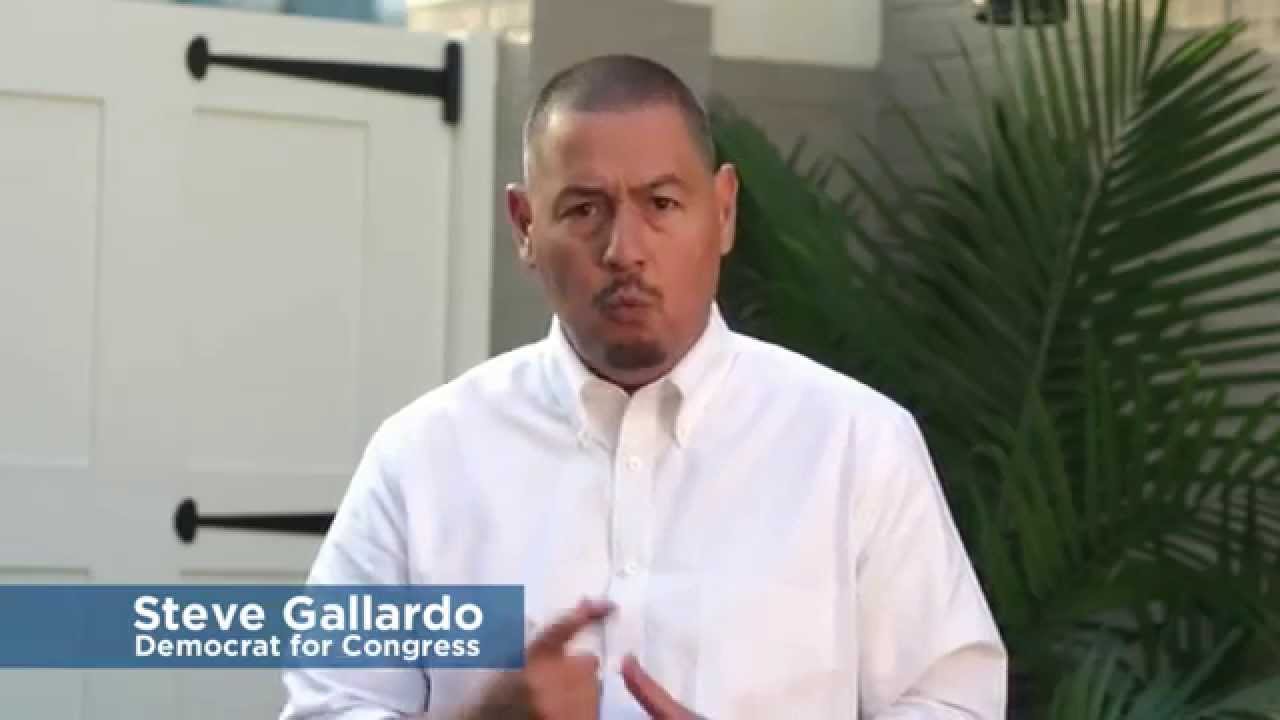 Steve Gallardo Congressional Candidate on his Agenda - YouTube
