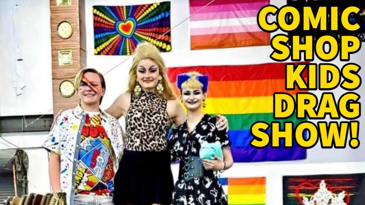 GROOM ROOM: DRAG SHOW For CHILDREN At Denver Comic Book Store! - YouTube