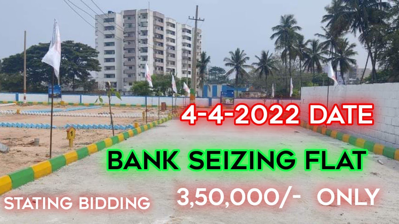 bank seizing flat for sale Bangalore city | 3,50,000/- only | IKF home ...