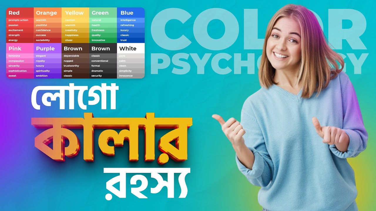 লোগো ডিজাইনে কালার কেন এত গুরুত্বপূর্ণ || Color Psychology || Color ...