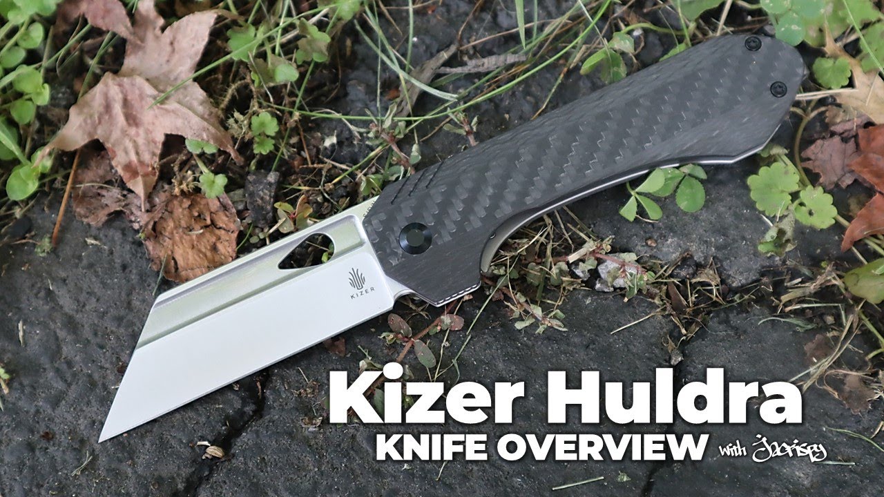 Kizer Huldra Folding Knife 5-Minute Review | Jimping w/ Jacrispy - YouTube
