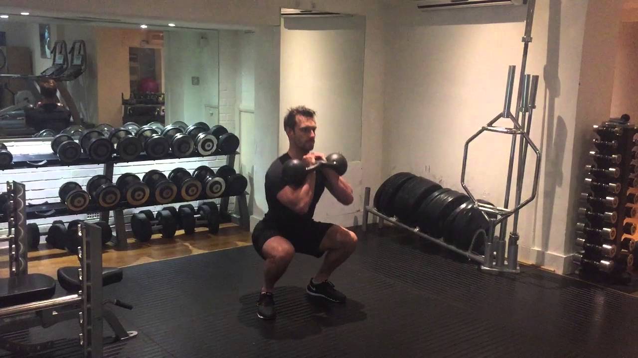 KB Front Squat - YouTube