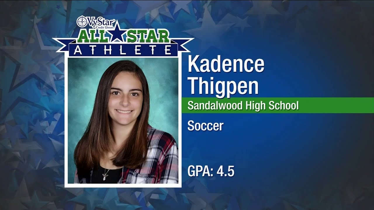 All Star Athlete: Kadence Thigpen - YouTube