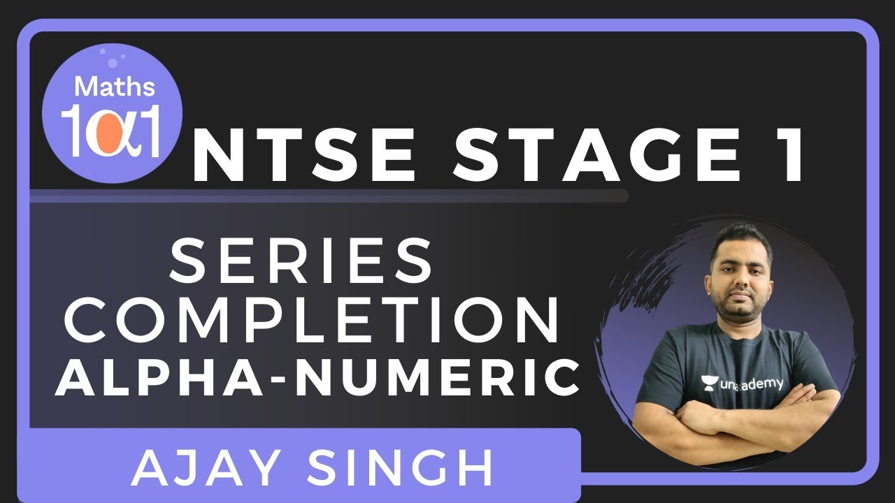 Alpha Numeric Series | Series Completion | Mental ability | NTSE Stage ...
