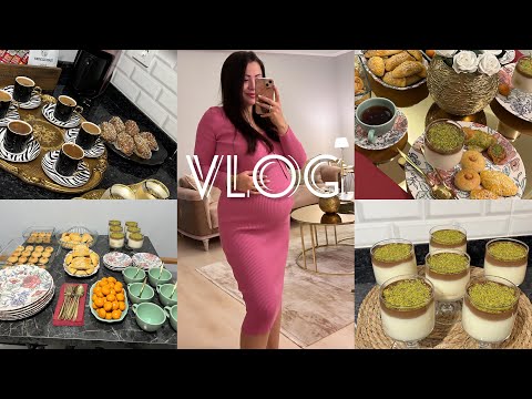 VLOG || MİSAFİRİM VAR | GELİN EVİ MEŞHUR ŞEKERPARE TARİFİM 😅| MİSAFİR İÇİN 4 ÇEŞİT İKRAMLIK TARİFİ