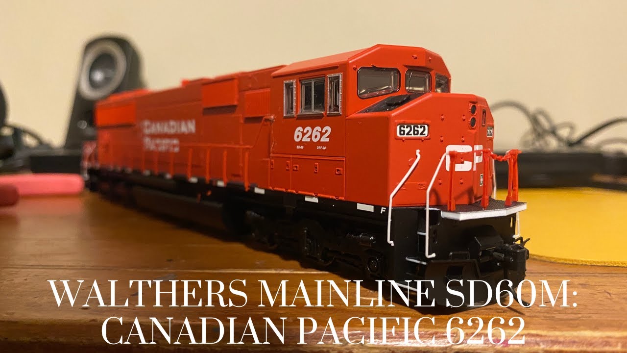 Unboxing & First Look - Walthers Mainline SD60M: Canadian Pacific 6262 ...