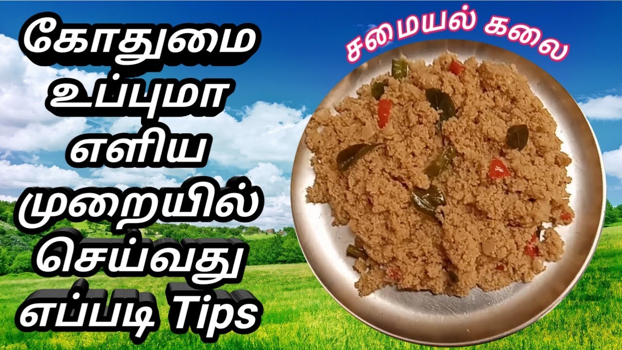 கோதுமை ரவை உப்புமா | Broken wheat upma | Samba Rava upma recipe ...