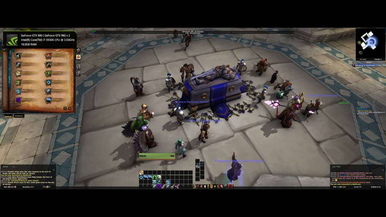 World Of Warcraft - Legion Game play / Gameplay - BETA First Scenario ...