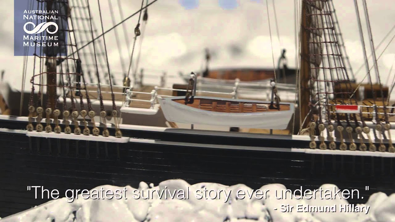 SHACKLETON: ESCAPE FROM ANTARCTICA now on at the MARITIME MUSEUM - YouTube